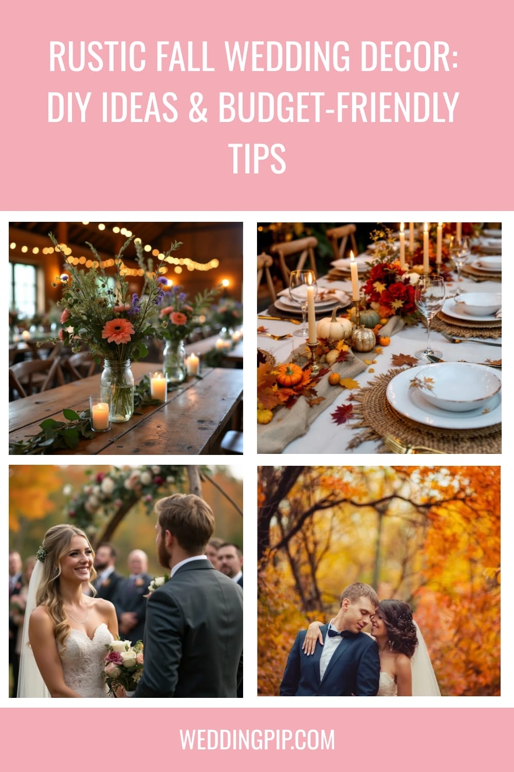 Rustic Fall Weddings: Embrace Autumn's Magic 🍂💍